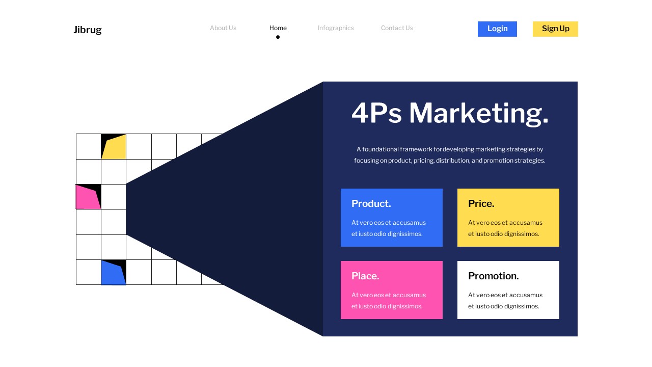 Modern Business Framework Methods Presentation, Presentation Templates