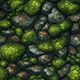Hand painted mossy stone wall tile texture by VIPspawn | 3DOcean