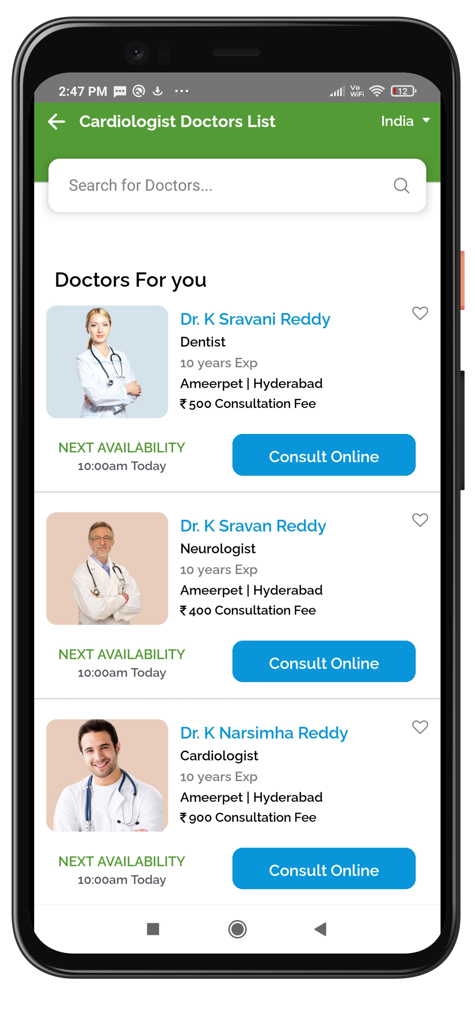Medical Mobile App UI KIT - React Native Platform by samyotech | CodeCanyon