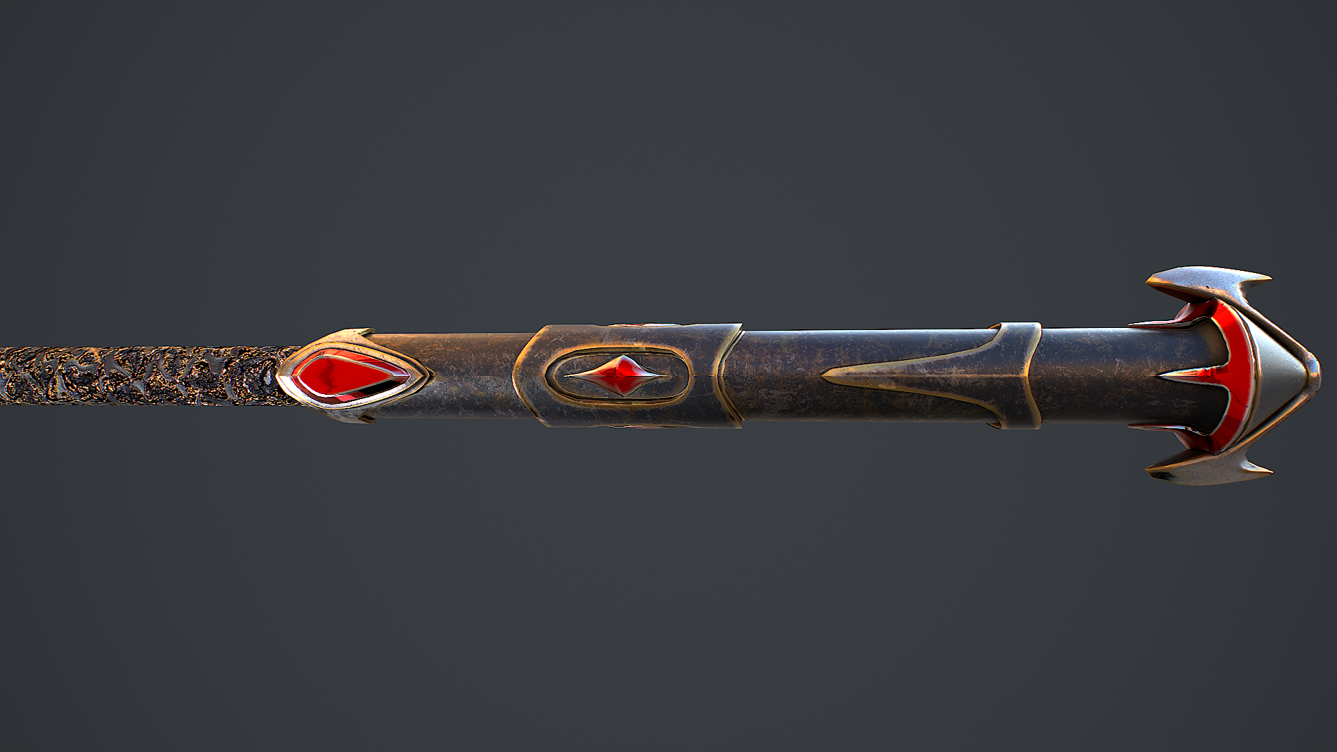 Combat Staff 2 3D Model by Nicu_Tepes | 3DOcean