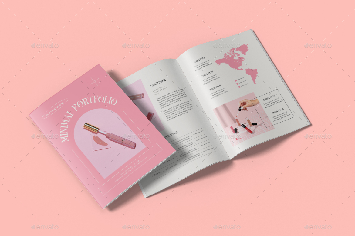 Company Profile | Cosmetics, Print Templates | GraphicRiver