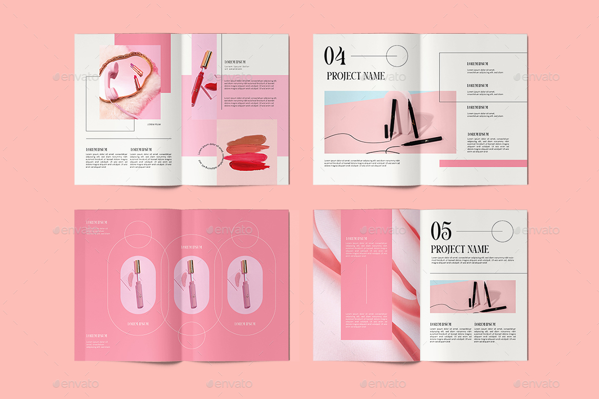 Company Profile | Cosmetics, Print Templates | GraphicRiver