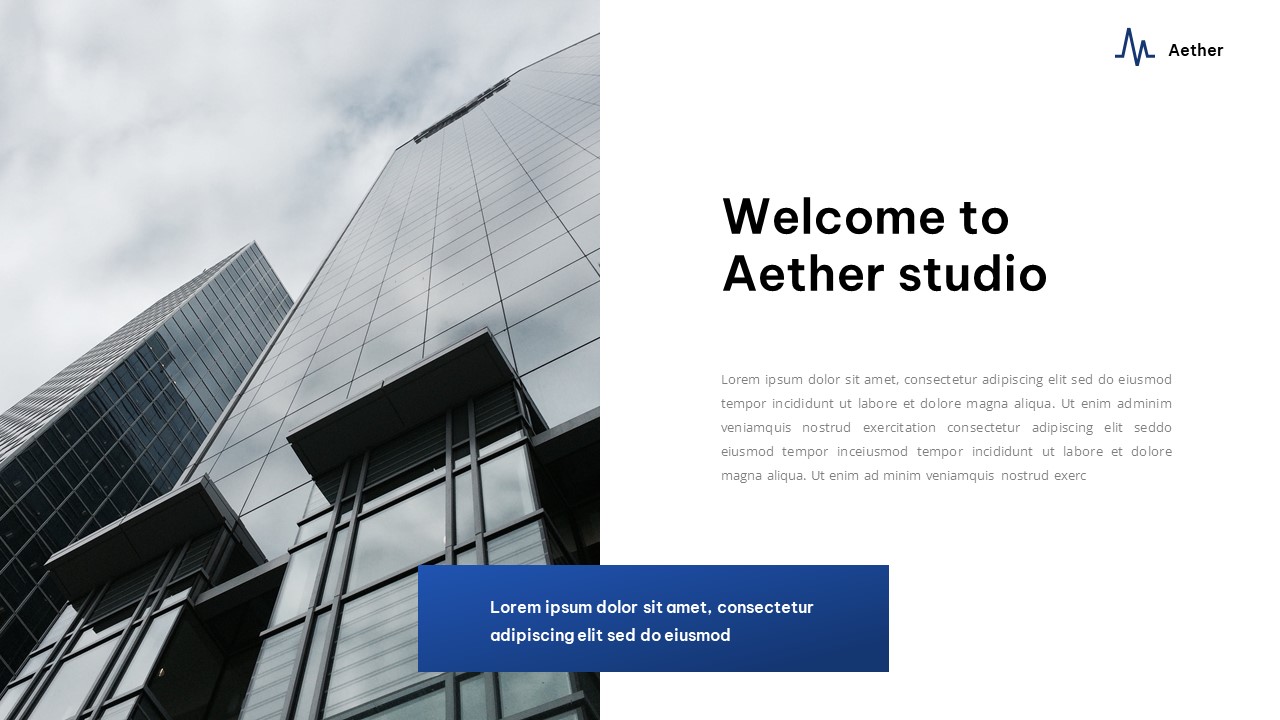 Aether - Modern Business Keynote Template, Presentation Templates ...