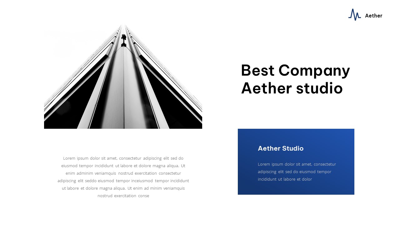 Aether - Modern Business Keynote Template, Presentation Templates ...