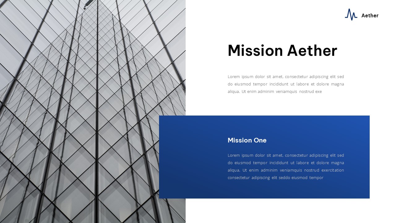 Aether - Modern Business Keynote Template, Presentation Templates ...