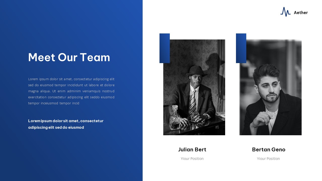 Aether - Modern Business Keynote Template, Presentation Templates ...