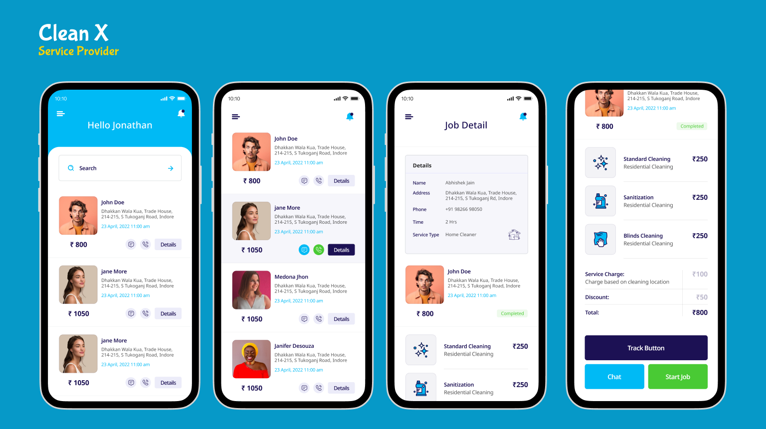 Flutter CleanX App by freebizoffer | CodeCanyon