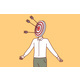 Man with Target on Head Symbolizes Targeted, Vectors | GraphicRiver