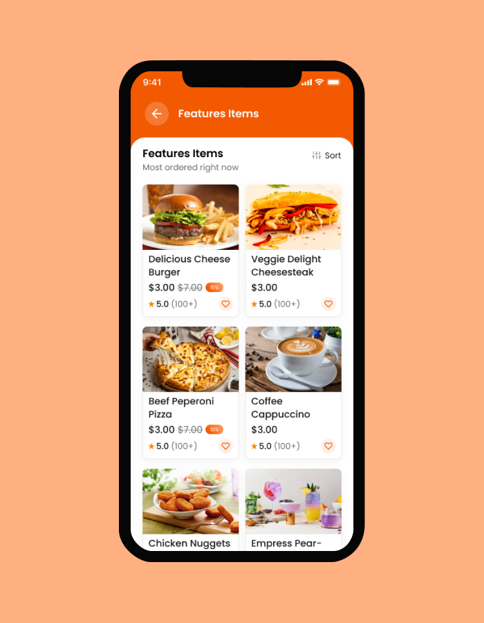 Food Table-QR Code Restaurant & Online Food Ordering Flutter App UI Kit by Acnoo