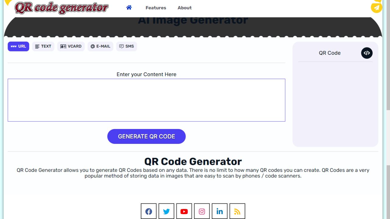 QR Code Generator Theme + Tool For Blogger by CanyonCreatives | CodeCanyon