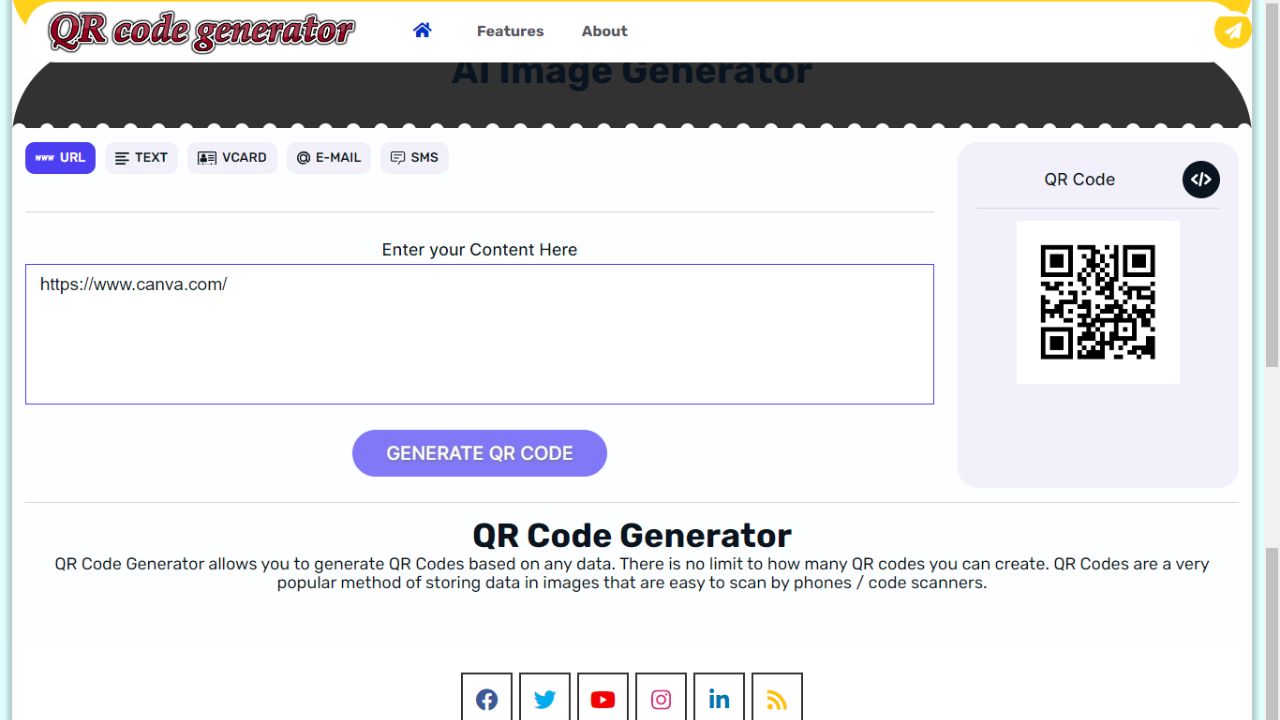 QR Code Generator Theme + Tool For Blogger by CanyonCreatives | CodeCanyon