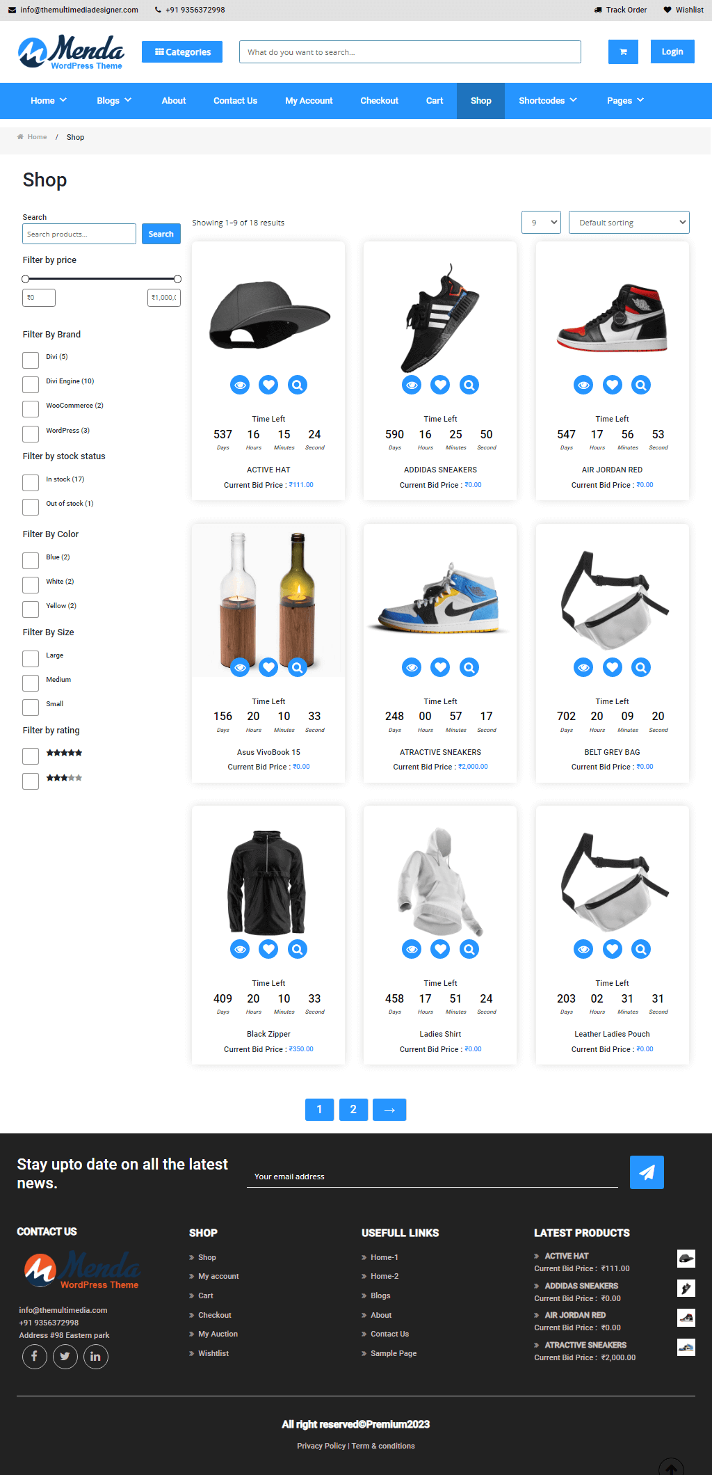 Menda - Ecommerce Wordpress Themes by TmdStudio | ThemeForest