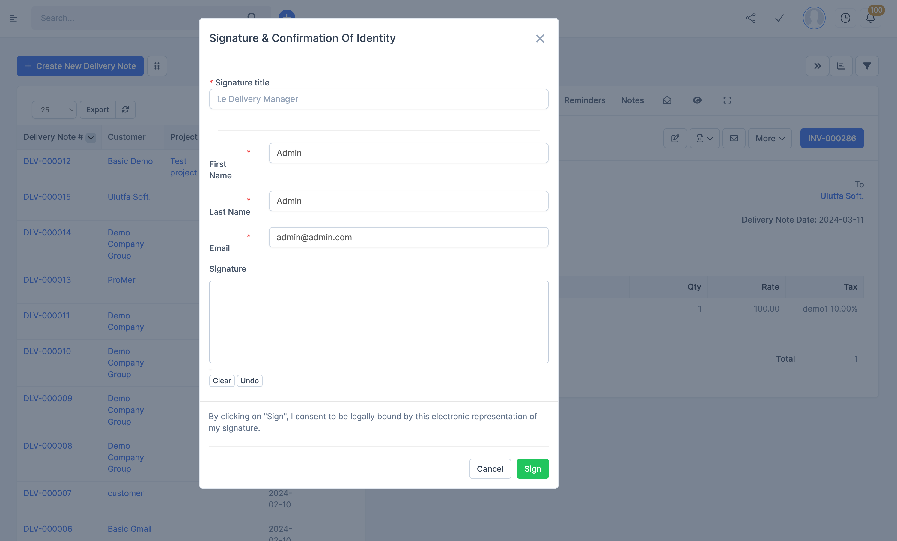 Delivery Note Module for Perfex CRM by ulutfa | CodeCanyon