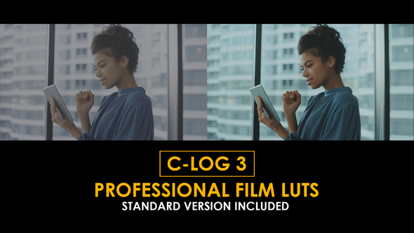 C-Log3 Professional Film and Standard Color LUTs, Apple Motion Templates