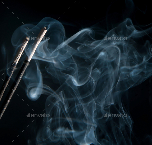 incense with smoke Stock Photo by AFGreen | PhotoDune