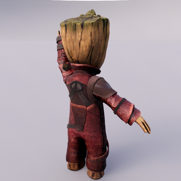 3d Character Groot by antonprast14 | 3DOcean