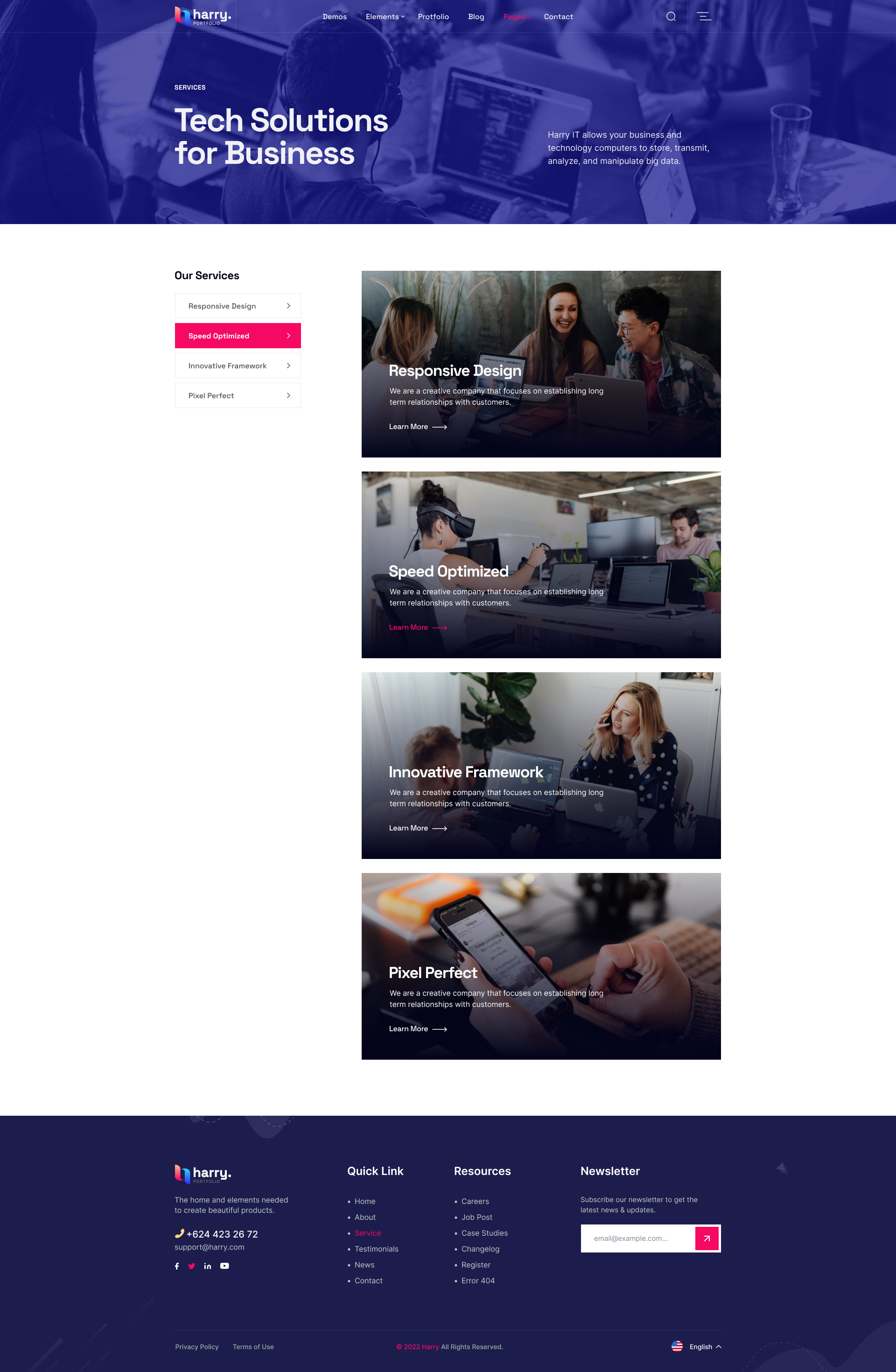 Harry – Creative Agency & Portfolio Figma Template by AQLOVA | ThemeForest