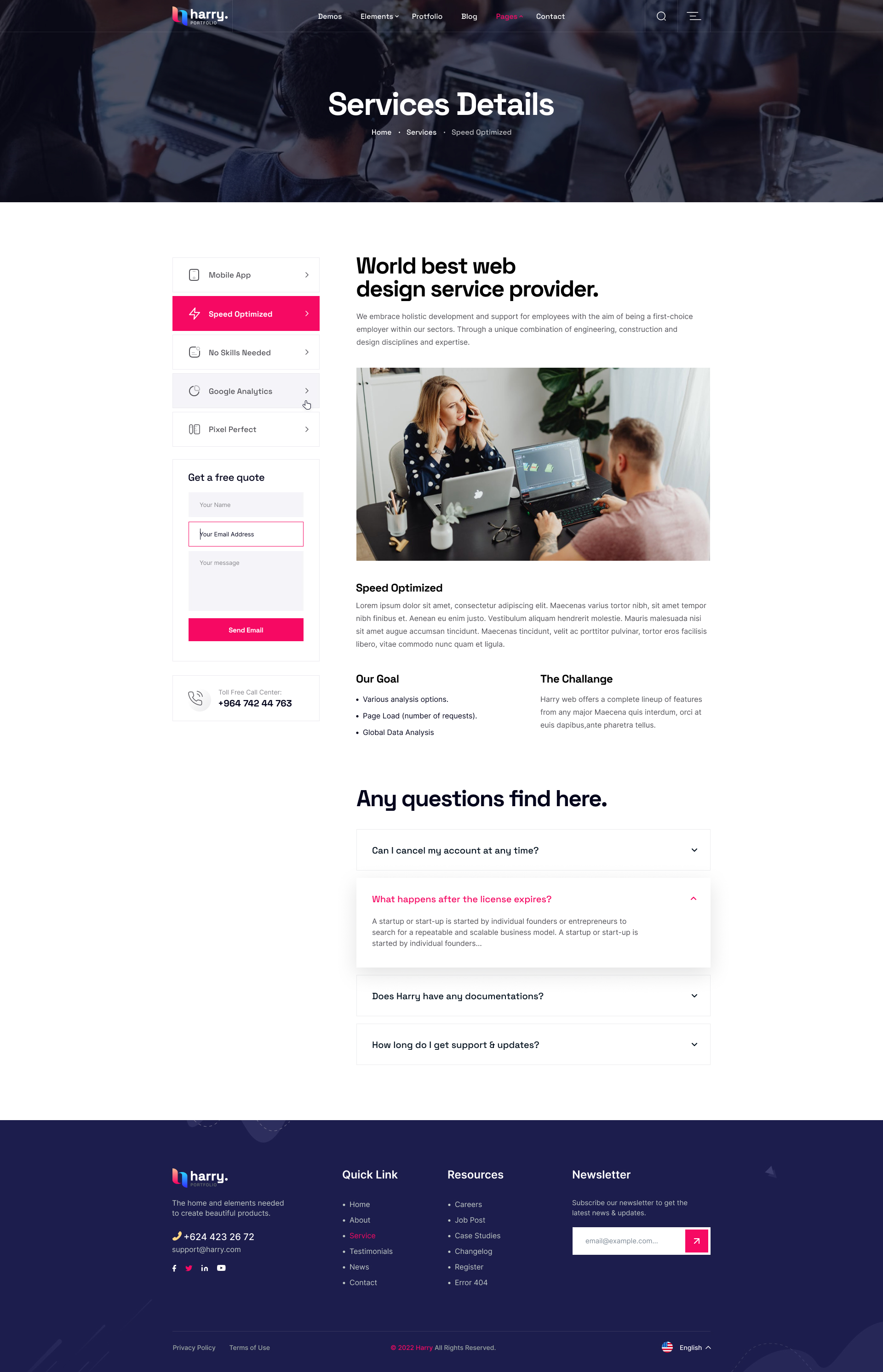 Harry – Creative Agency & Portfolio Figma Template by AQLOVA | ThemeForest