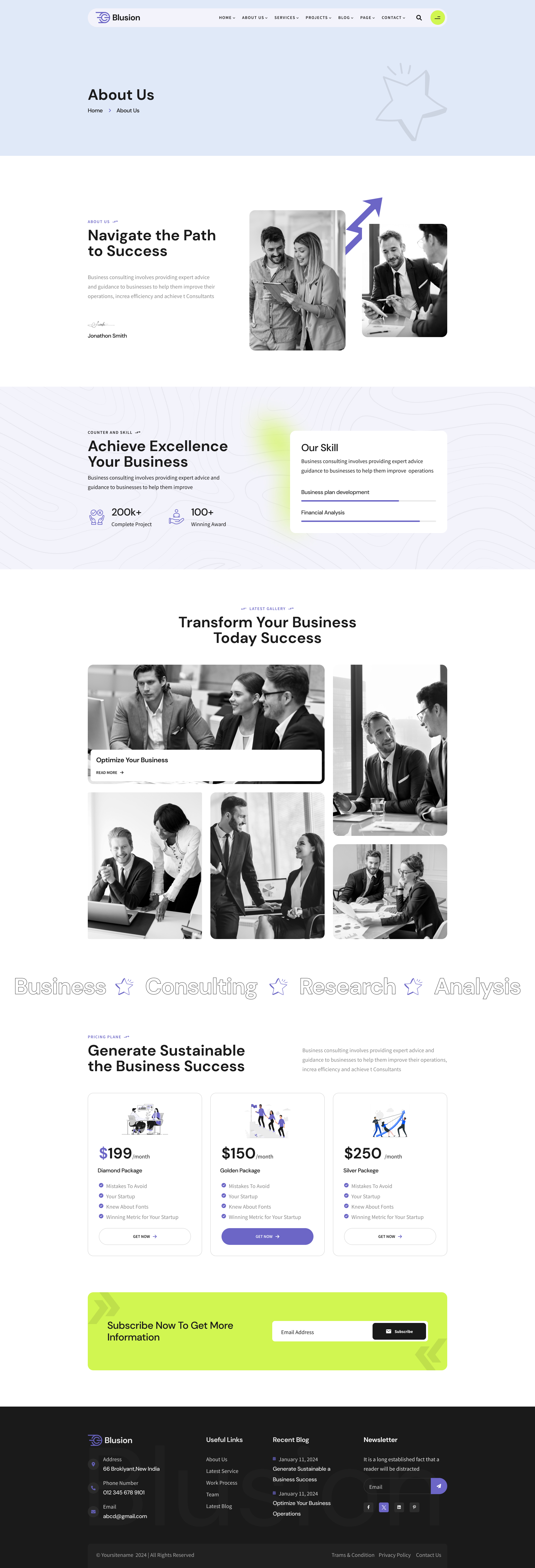 Blusion - Business Consulting Figma Template by Mugli | ThemeForest