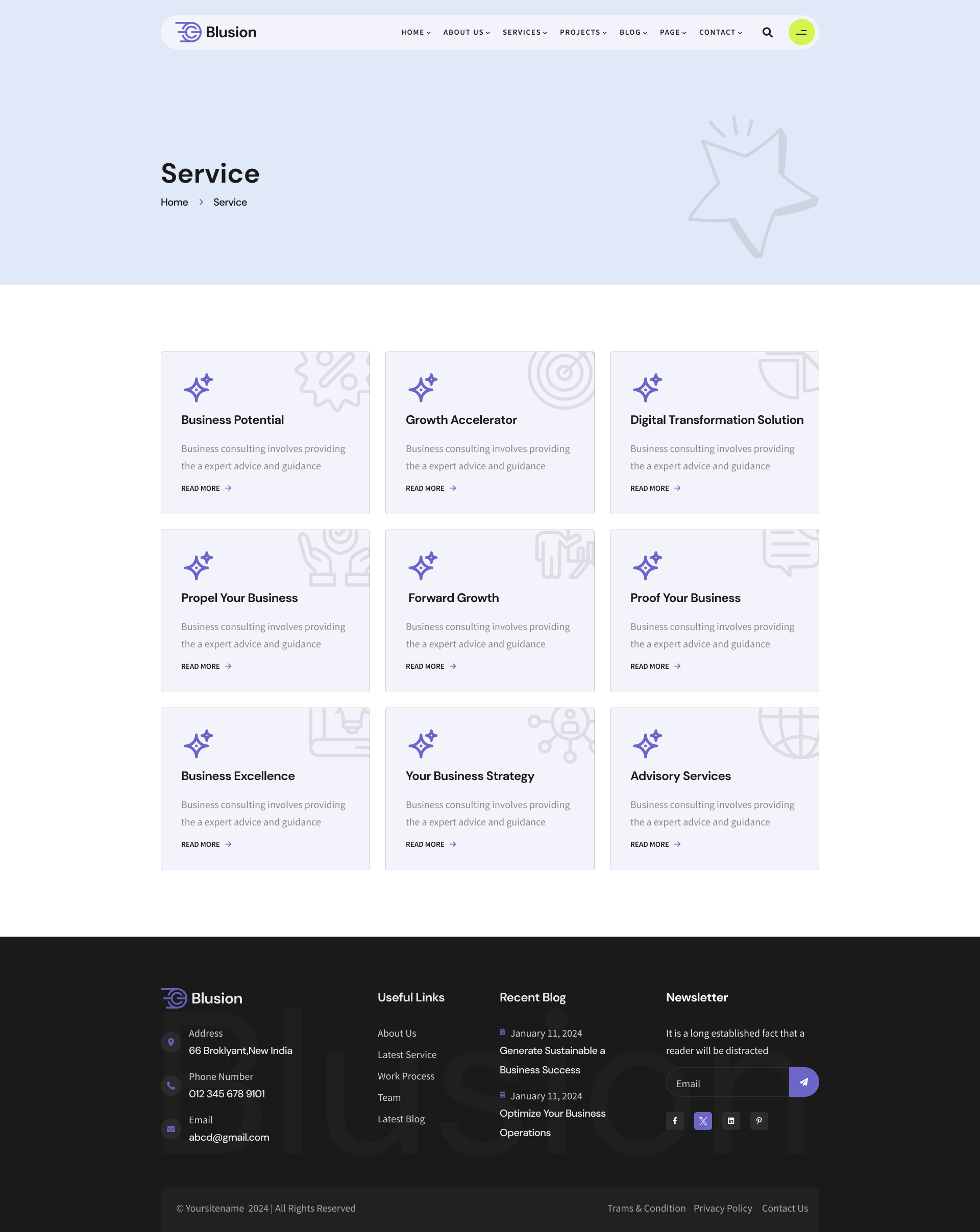 Blusion - Business Consulting Figma Template by Mugli | ThemeForest