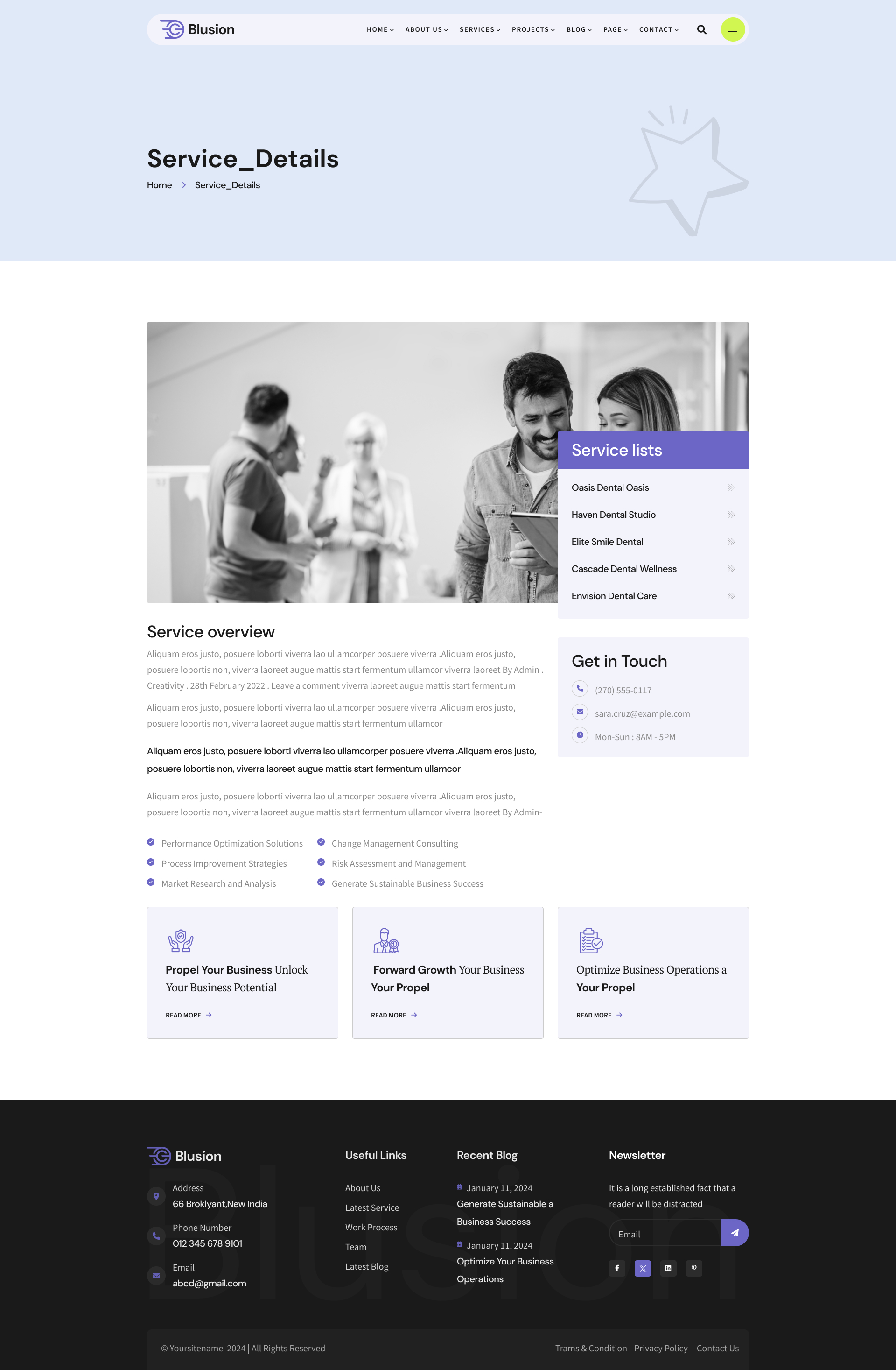 Blusion - Business Consulting Figma Template by Mugli | ThemeForest