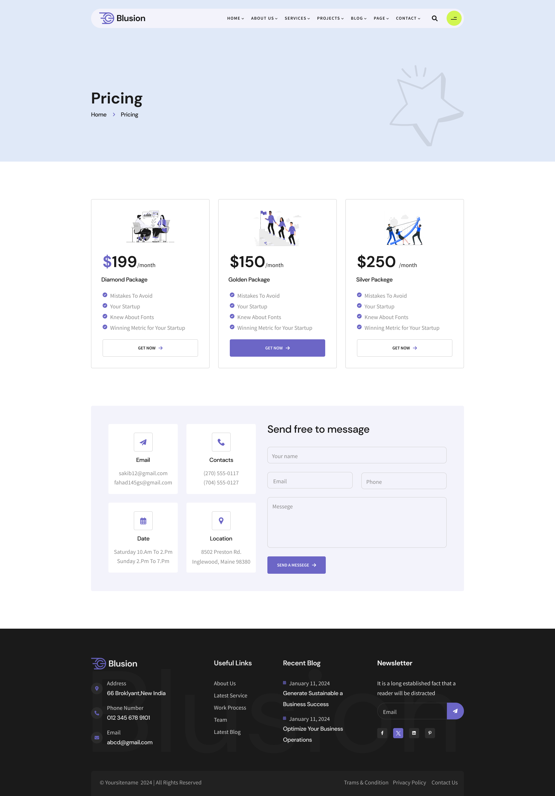 Blusion - Business Consulting Figma Template by Mugli | ThemeForest
