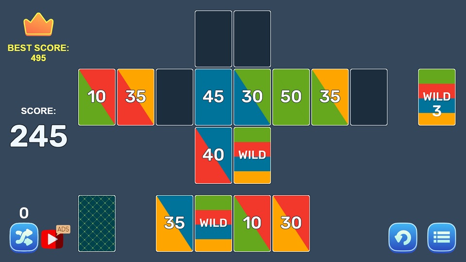 Color Cards puzzle. Construct 3. Html5 & Mobile (AdMob) by 10000001