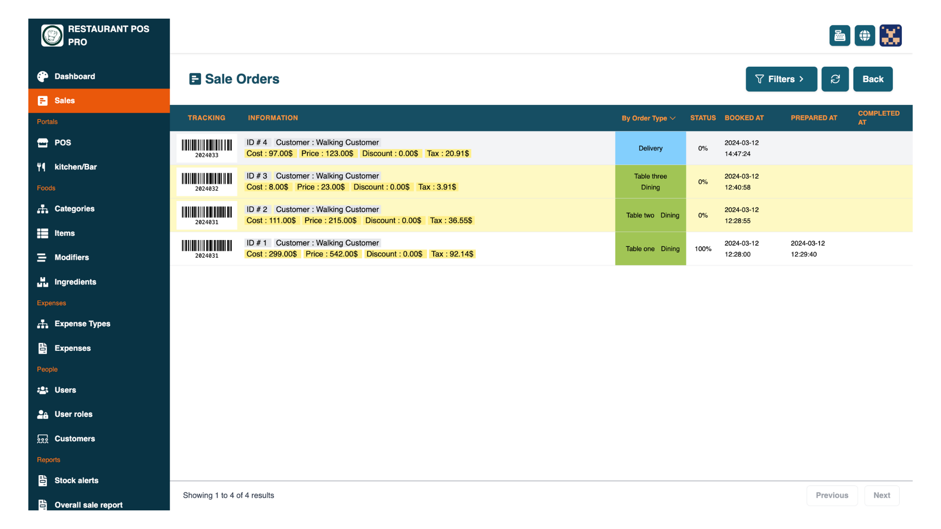 Restaurant POS Pro - Restaurant management system with kitchen and bar ...