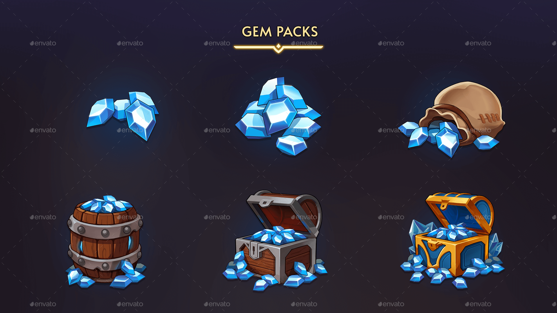 GUI Pro - Fantasy RPG, Game Assets | GraphicRiver