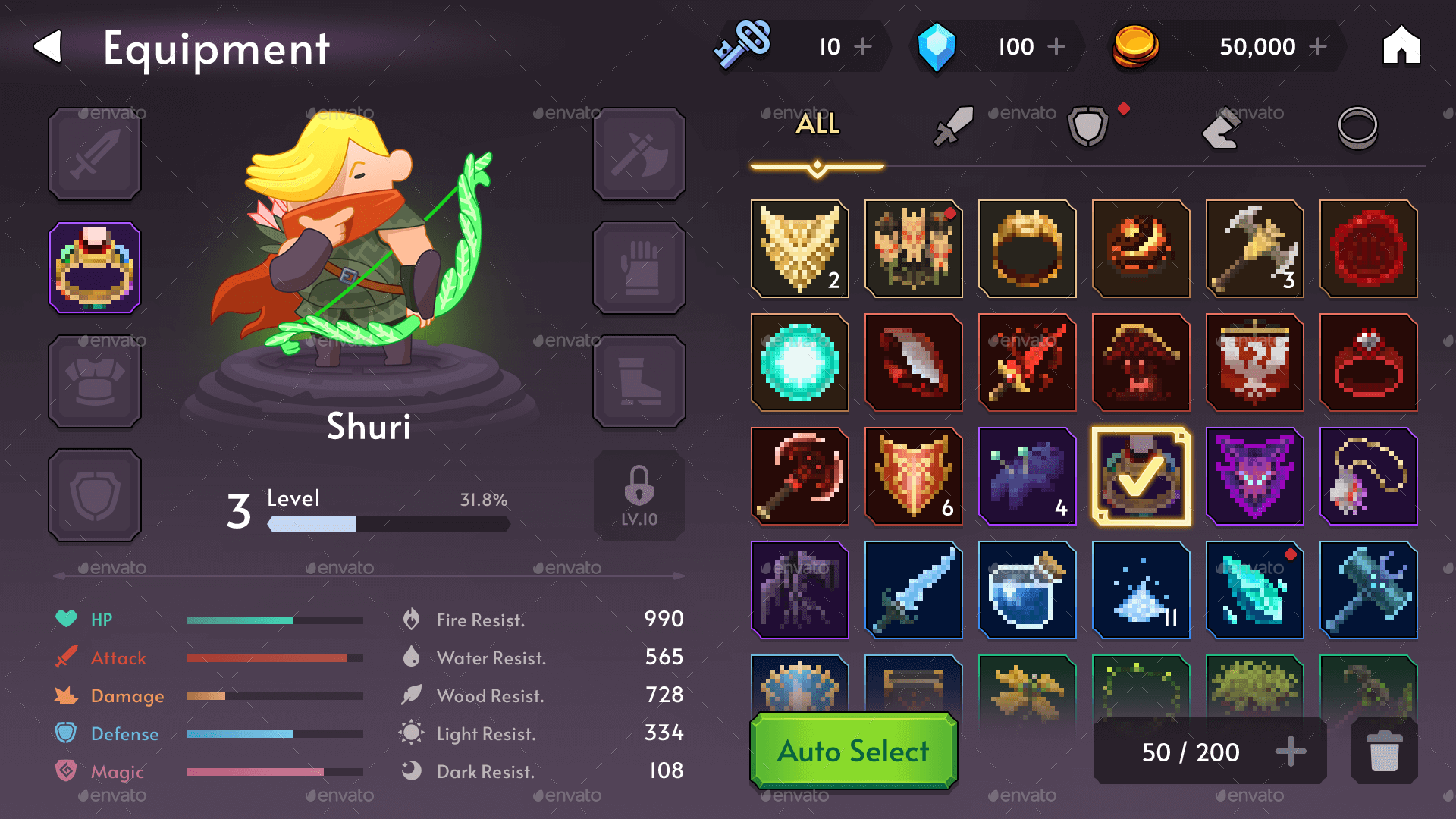 GUI Pro - Fantasy RPG, Game Assets | GraphicRiver