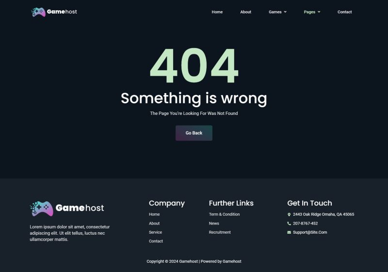 Gamehost - Game Server & Hosting Elementor Template Kit by Kitpro | ThemeForest