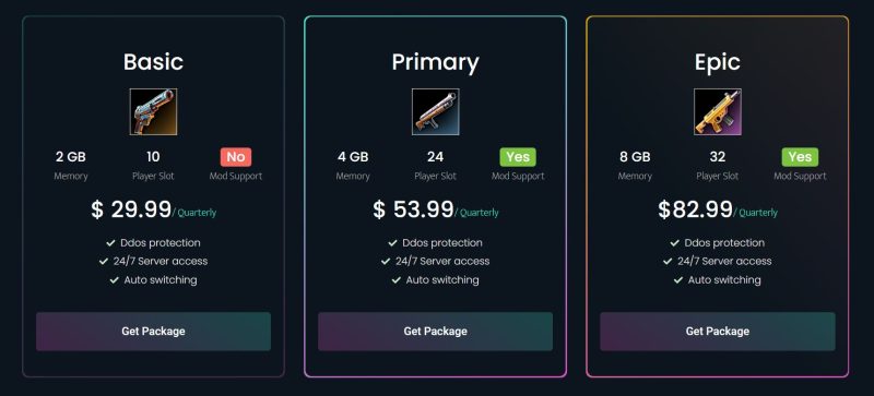 Gamehost - Game Server & Hosting Elementor Template Kit by Kitpro ...