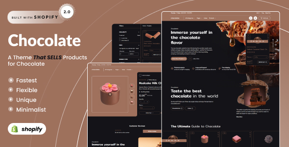Chocolate - Shopify 2.0 Cake Shop Theme by WorkDo | ThemeForest