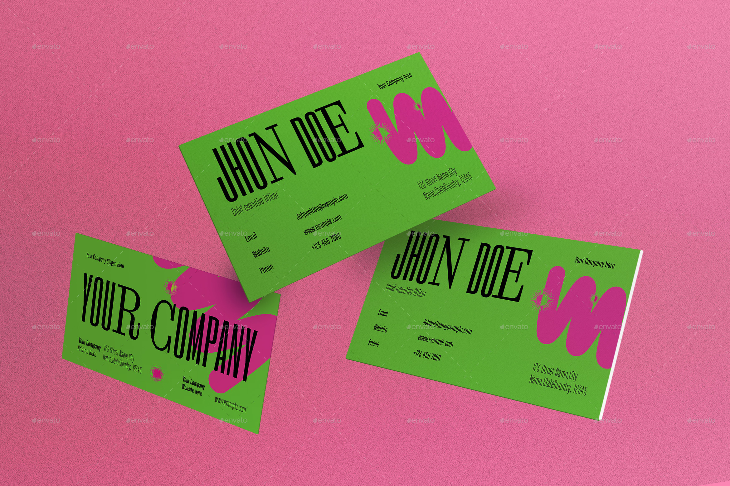 Green Business Card, Print Templates | GraphicRiver