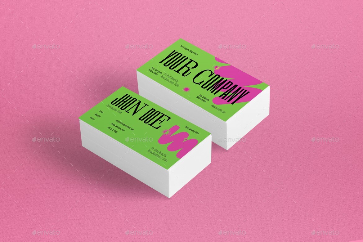 Green Business Card, Print Templates | GraphicRiver