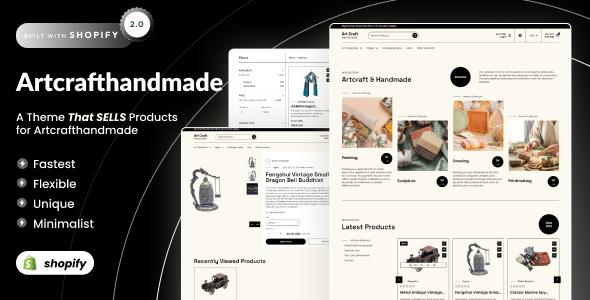 Art Craft Handmade - Shopify 2.0 Art Store Theme by WorkDo | ThemeForest