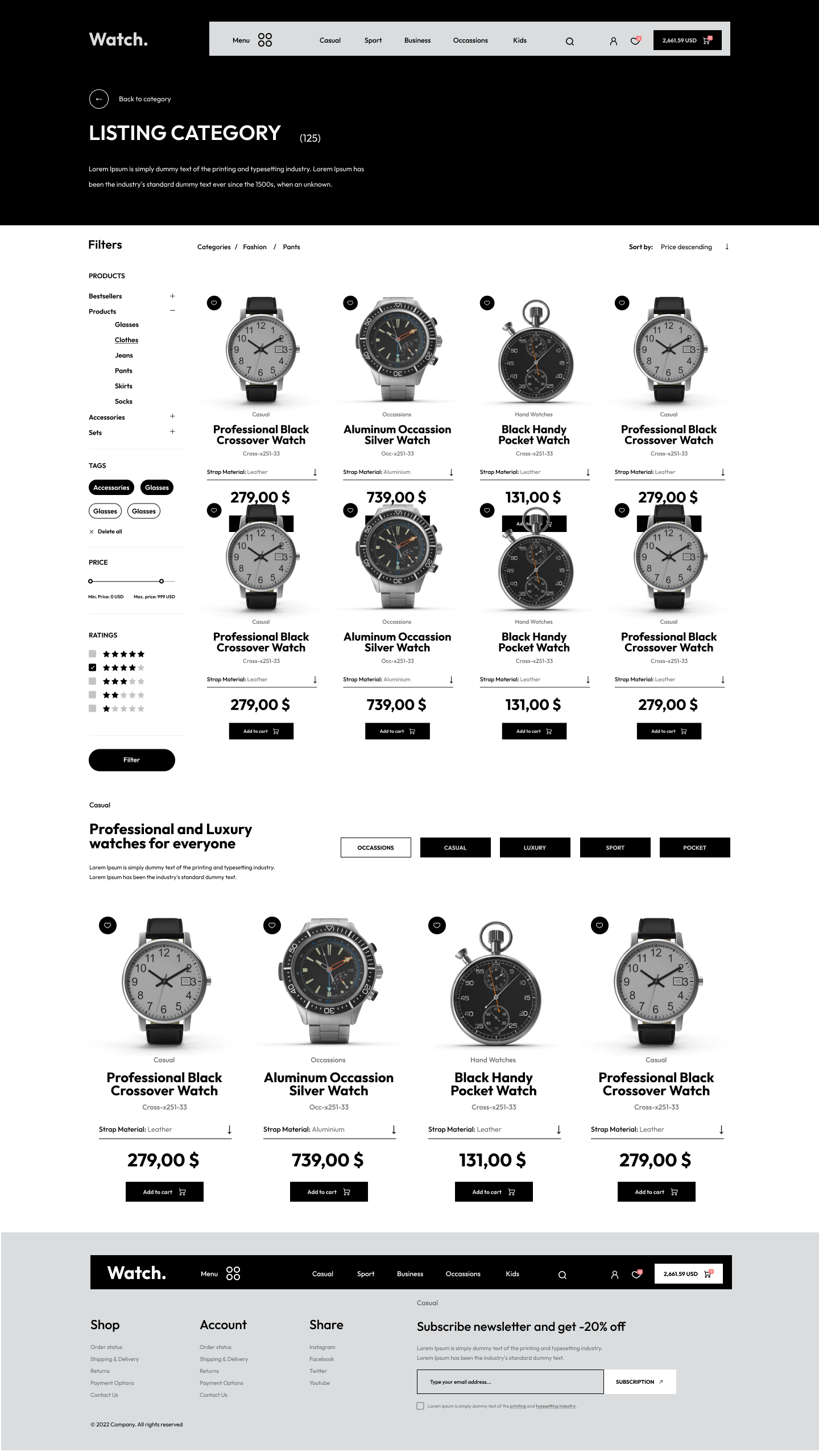 Watches - Luxury Watches & Jewelry Store Shopify 2.0 Theme by WorkDo