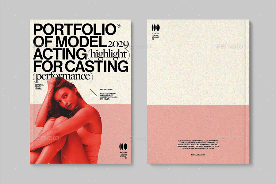 Modern Portfolio Magazine Layout, Print Templates | GraphicRiver