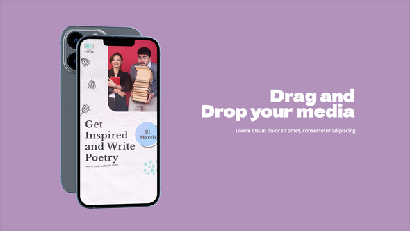 Poetry Day Instagram Reel, After Effects Project Files | VideoHive