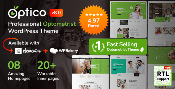 Optico | Optometrist & Eye Care WordPress Theme by themeStek | ThemeForest