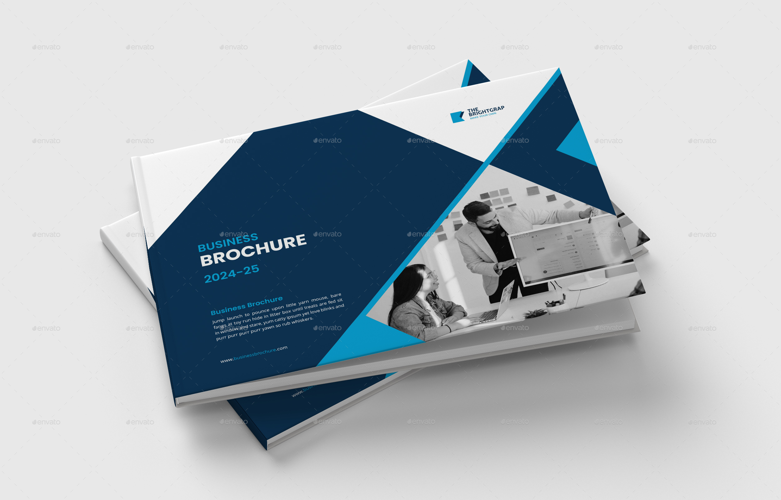 Horizontal Company Profile Brochure Word, Print Templates | GraphicRiver
