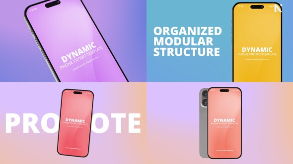 Colorful Dynamic Mobile Promo, After Effects Project Files | VideoHive