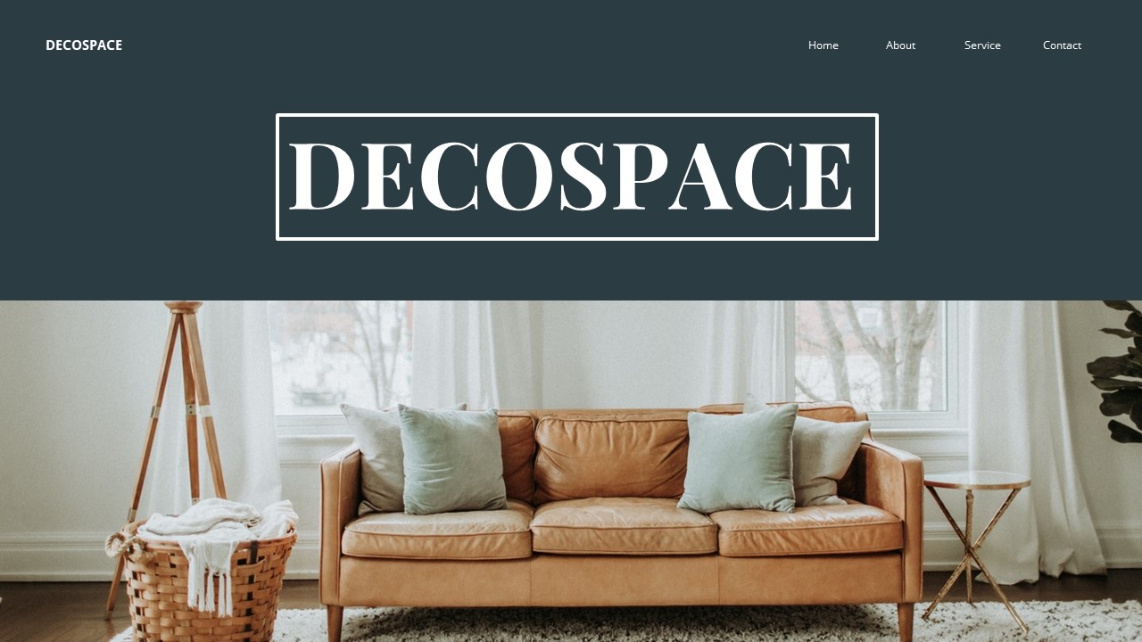 Decospace - Furniture Google Slide Templates, Presentation Templates
