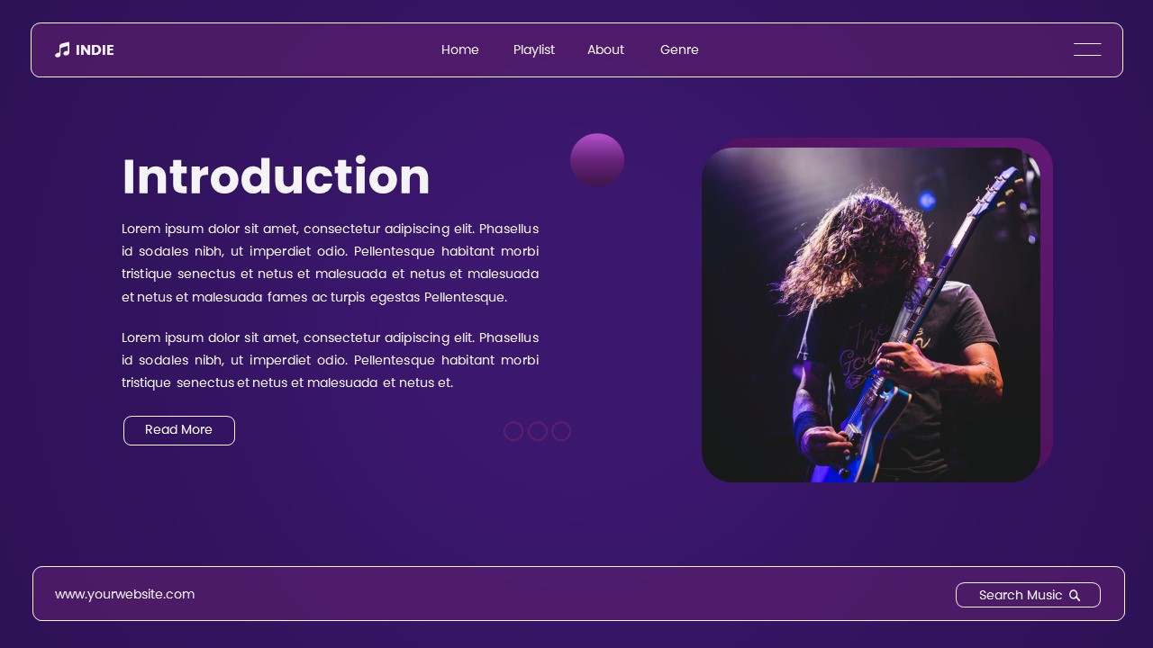 Indie - Music Google Slide Templates, Presentation Templates | GraphicRiver