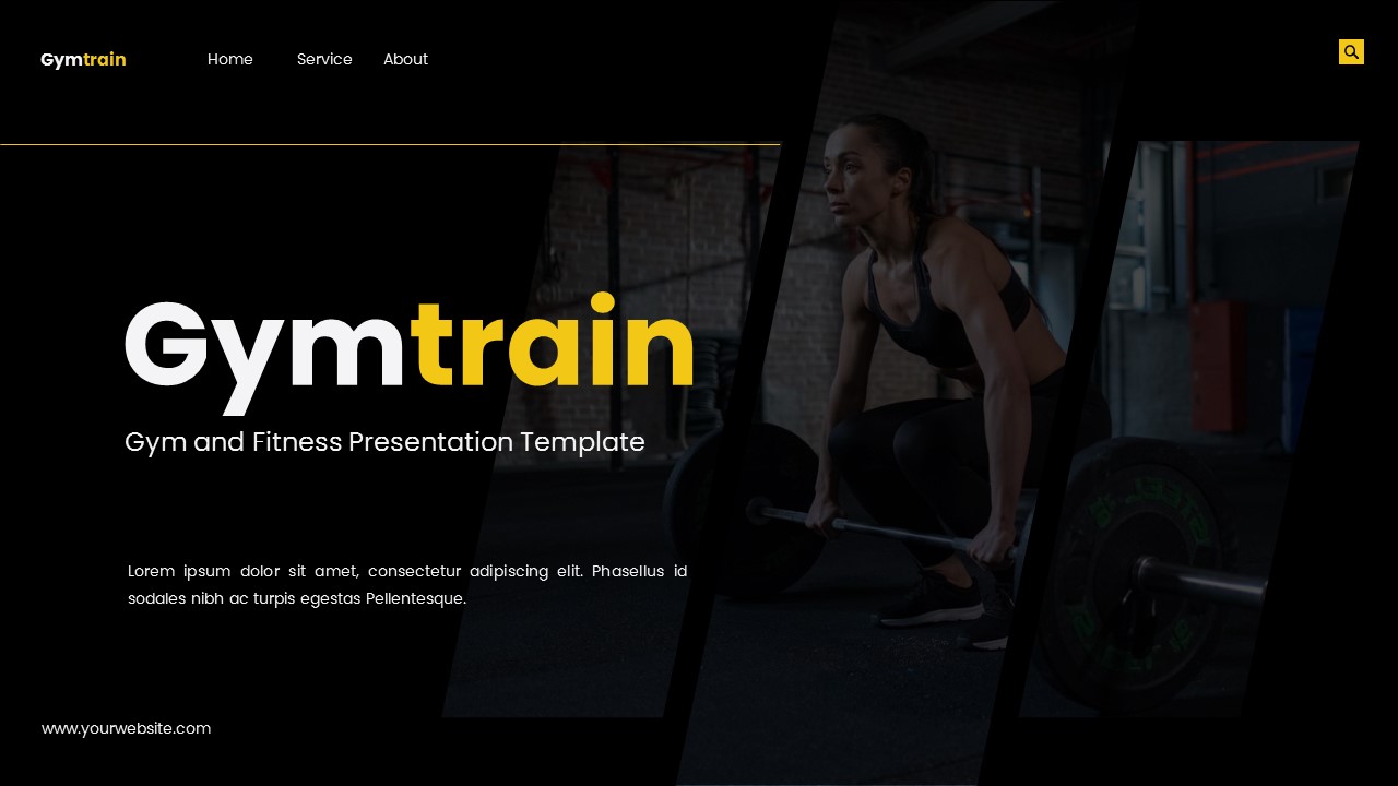 Gymtrain - Gym Google Slide Templates, Presentation Templates ...