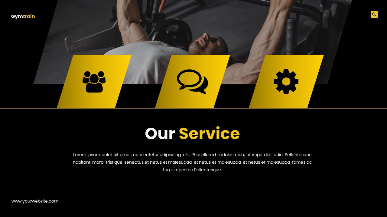 Gymtrain - Gym Google Slide Templates, Presentation Templates ...