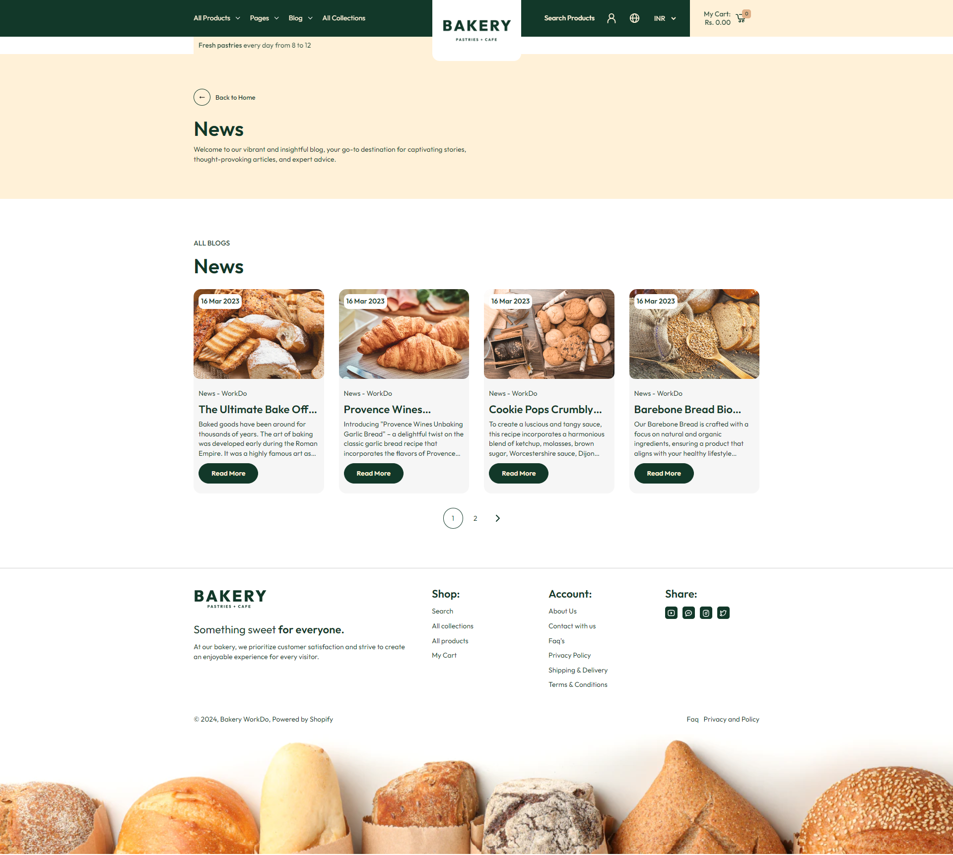 Bakery - Cake Responsive Shopify 2.0 Theme by WorkDo | ThemeForest