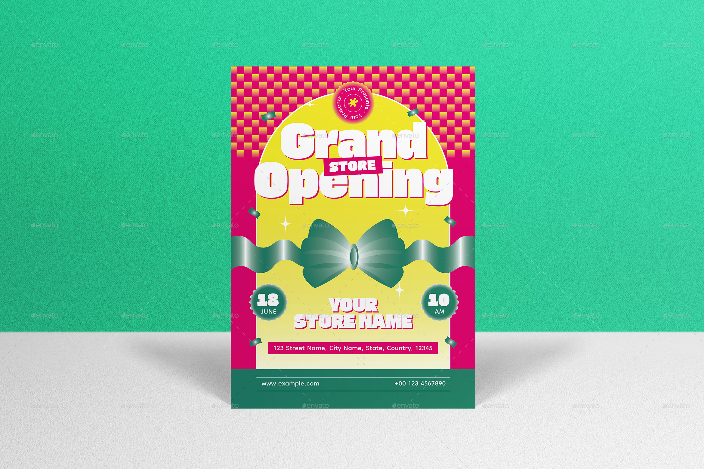 Pink Utilitarian Grand Opening Store Invitation, Print Templates ...