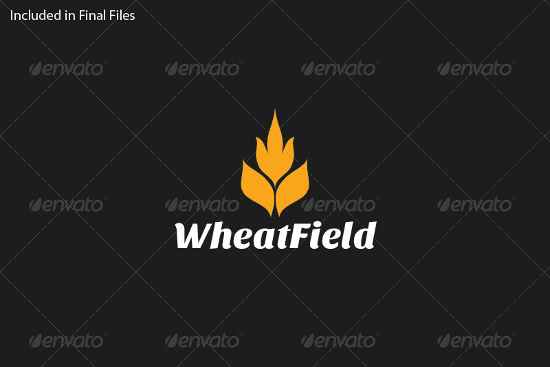 Wheat Field Logo Template by FoxxelGraphics | GraphicRiver