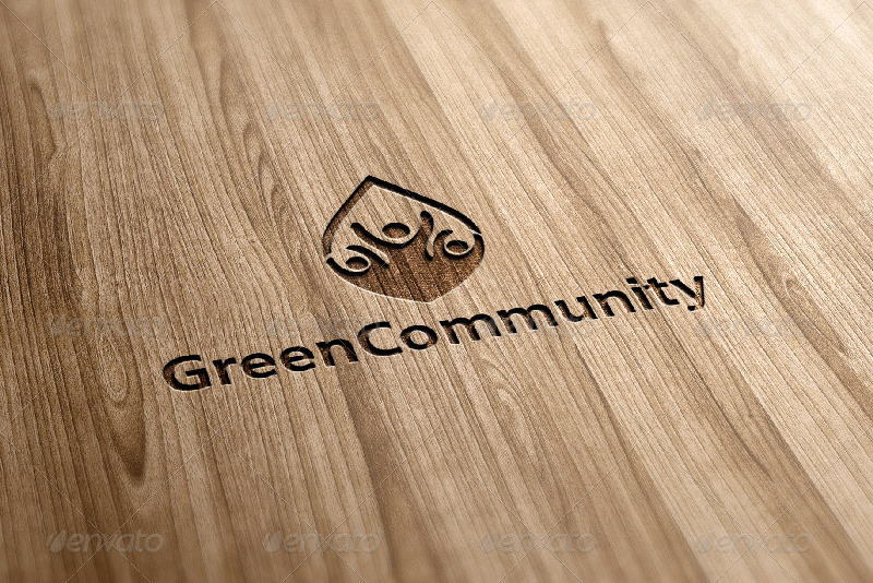 Green Community Logo Template by FoxxelGraphics | GraphicRiver